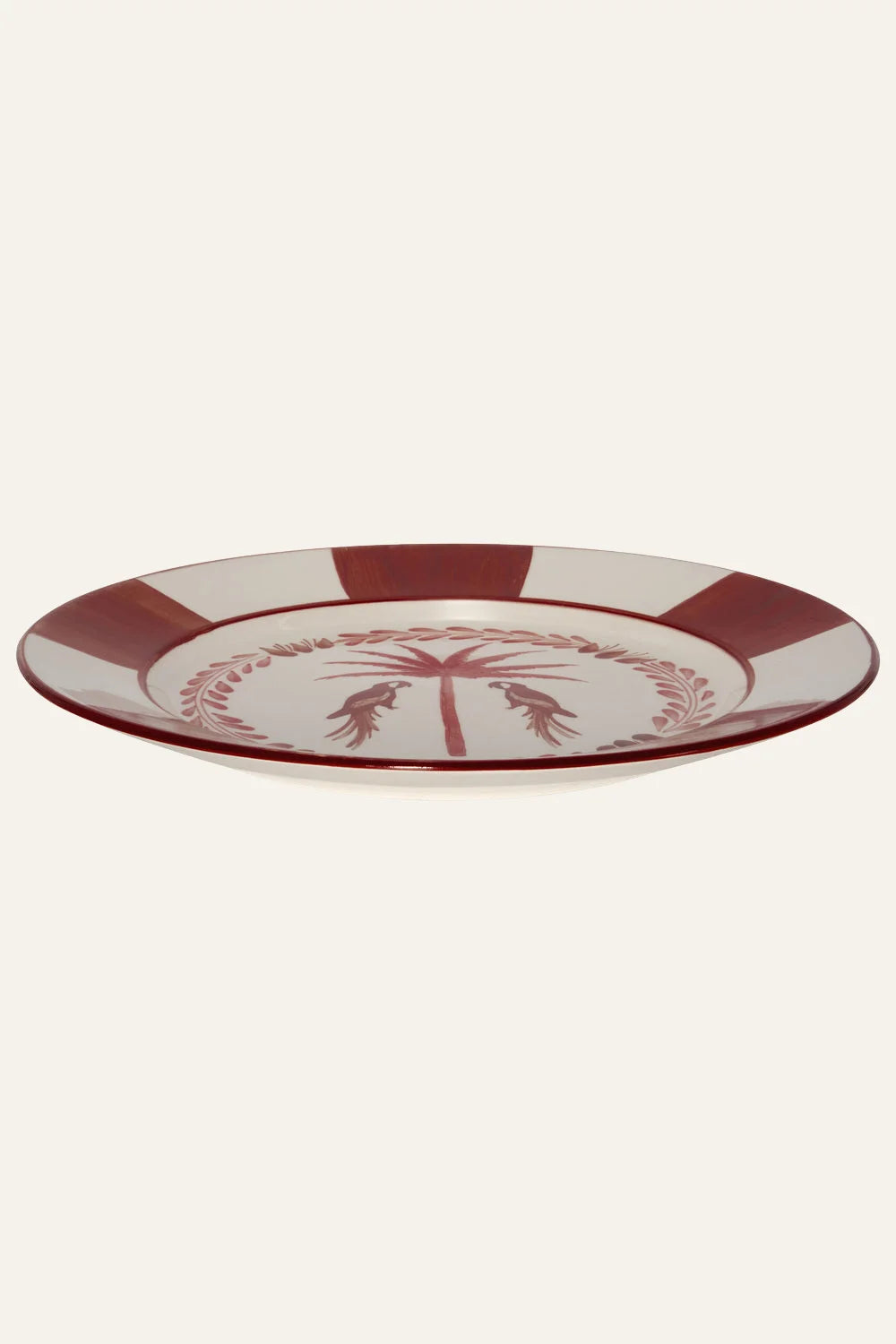 Macao Dinner Plate in Red Set of 2 - Home Collection | Johanna Ortiz