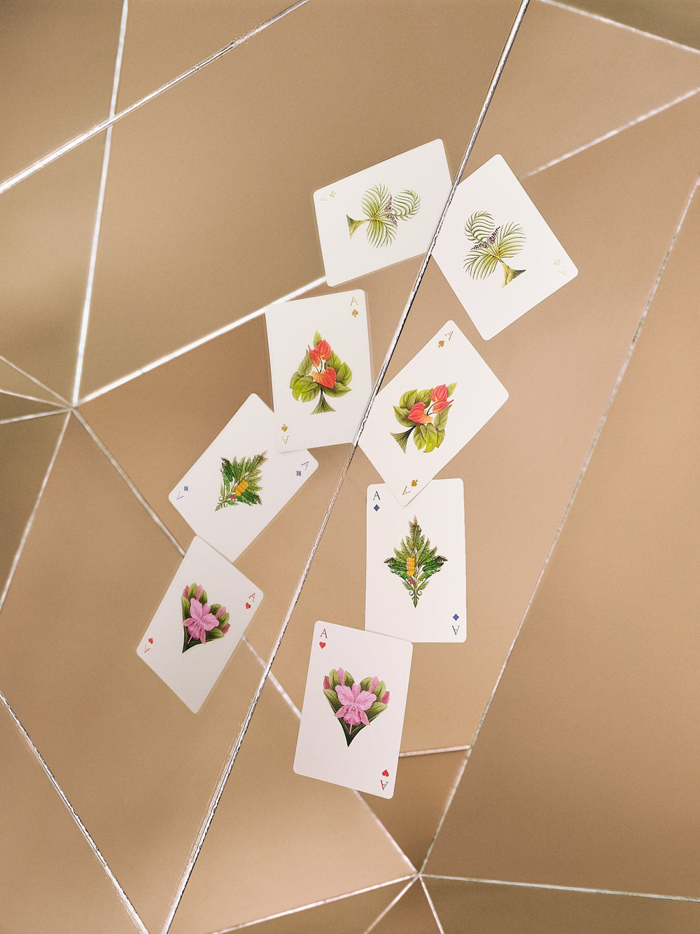 Naipe Nativo Two Poker Decks Set in Green - Game Capsule | Johanna Ortiz