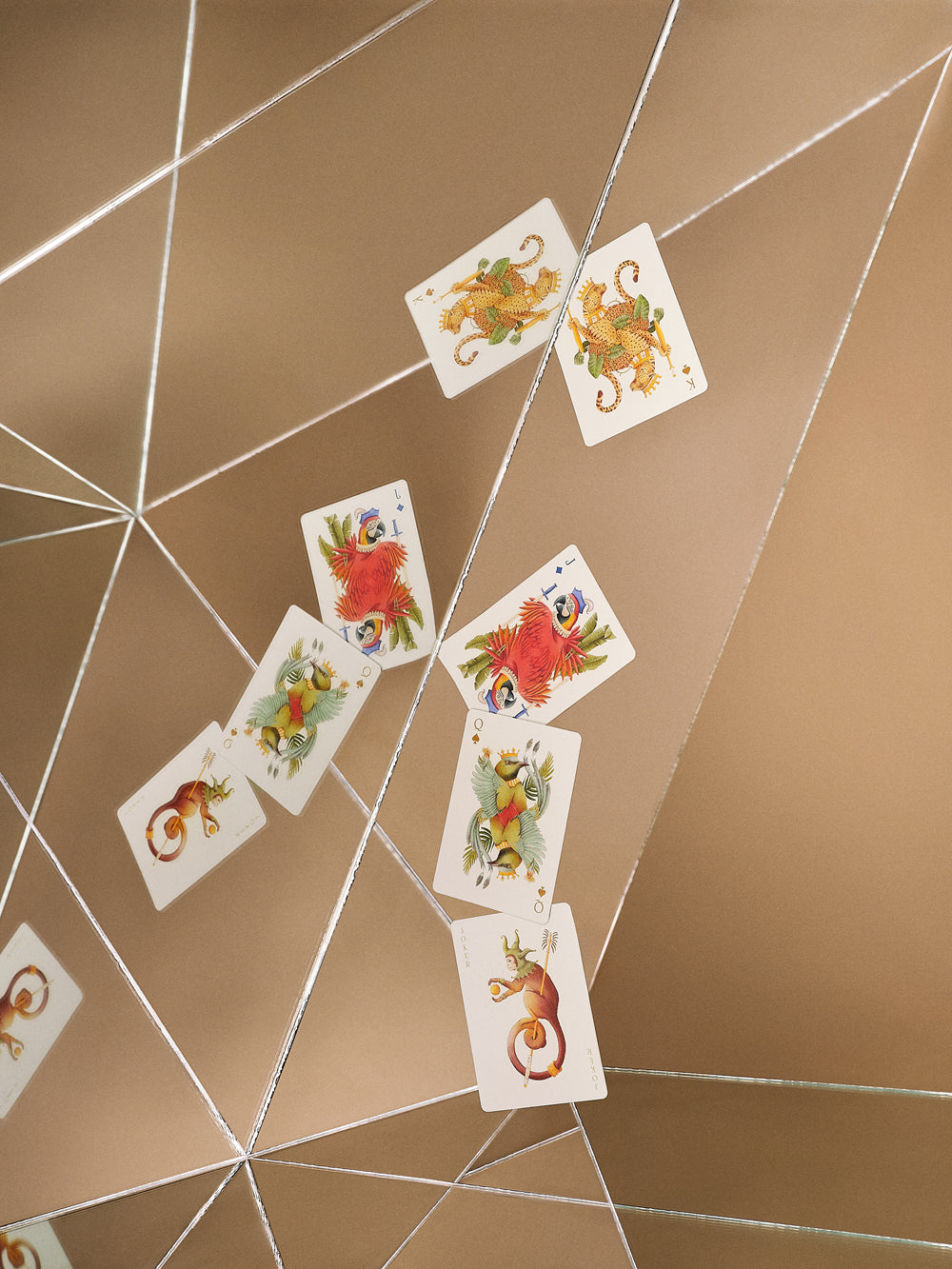 Naipe Nativo Two Poker Decks Set in Green - Game Capsule | Johanna Ortiz